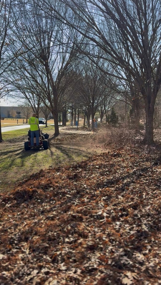 Let Hatcher Landscape Manage Fall Leaves on Your Commercial Property